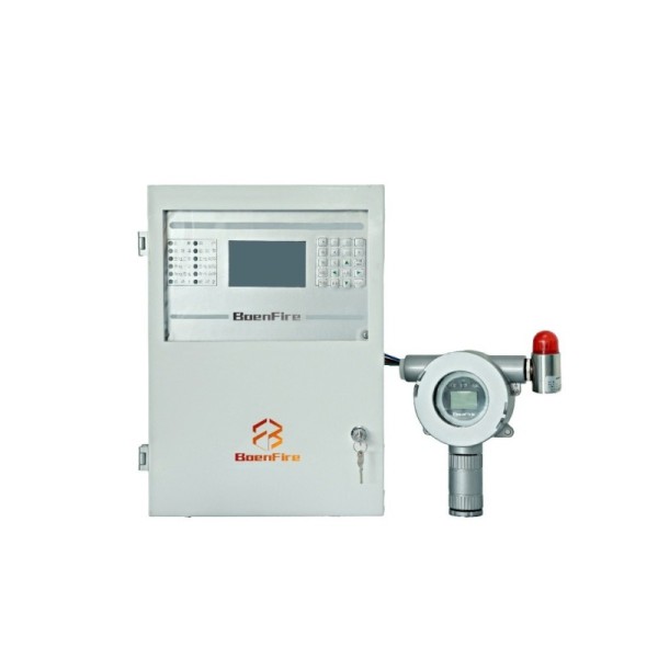 Quality Wall Mounted Bus Combustible Gas Detector Controller with Visualization ModBus for sale