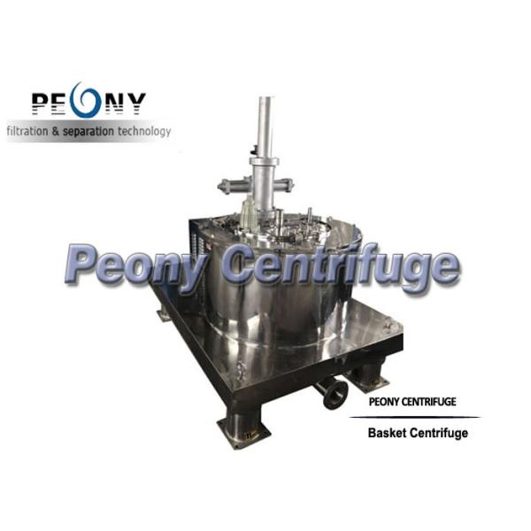 Quality Plate Bottom Discharge Pharmaceutical Centrifuge / Filtering Equipment For Solid Grains for sale