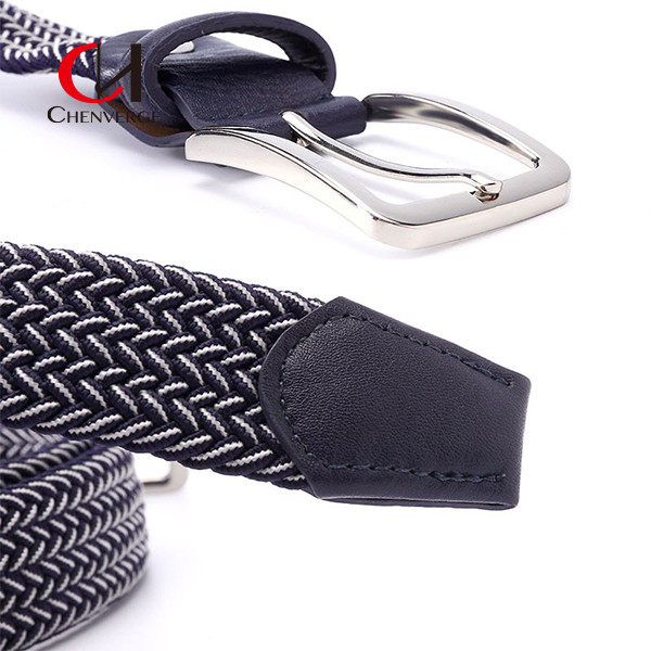 Quality ODM Woven Elastic Belt Needle Buckle canvas Braided Belt for sale