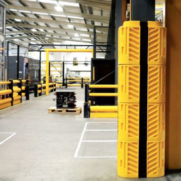Quality Column Guard Anti-Collision Guardrails Warehouse Safety Barrier Traffic for sale