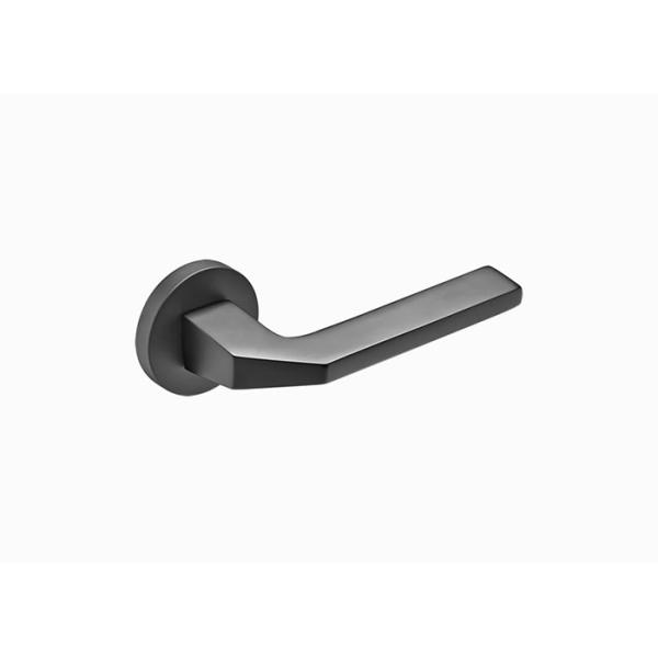 Quality Modern Double Wood Door Lever Set Dummy Door Knobs 144mm 64mm For Interiror Bedroom for sale