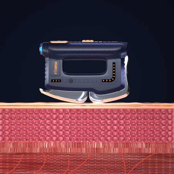 Quality Multifunctional Fascia Massager with Heating EMS and Red Light Therapy Button for sale