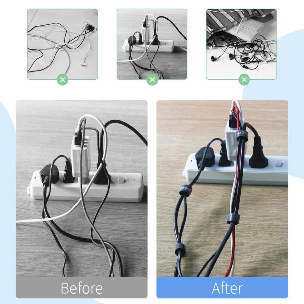 Quality Essager Nylon Velcro Desk Cable Organizer for sale