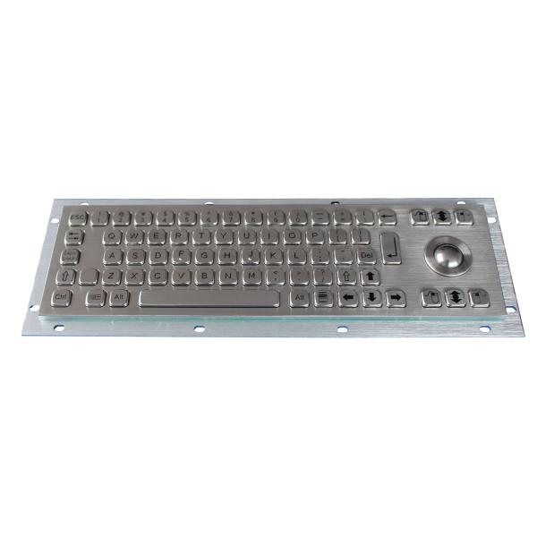 Quality 69 keys compact format IP65 static stainless steel keyboard with optical for sale