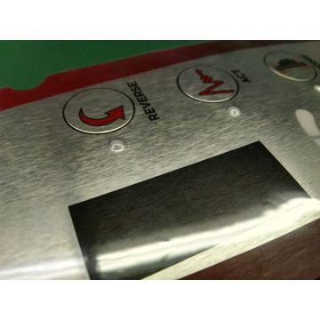 Quality Custom EBG Single Thin Film Switches With Transparent Window And LED Light for sale