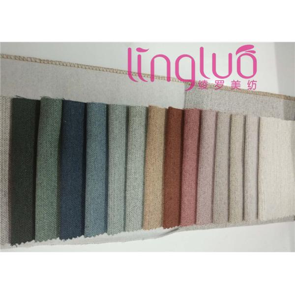 Quality American Style Wrinkle Resistant 140cm Imitation Linen Fabric for sale