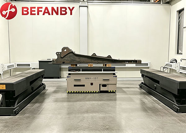Quality Dual Wheel Drive With Lift Device Use In The Factory Railless Transfer Vehicle for sale