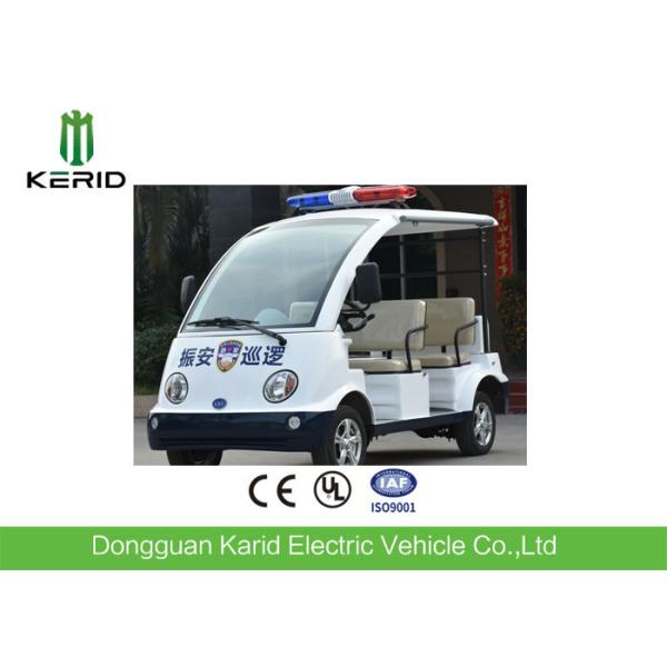 Quality Battery Operated 4 Wheel Utility Cart With 4 Seats / Electric Sightseeing Vehicle for sale