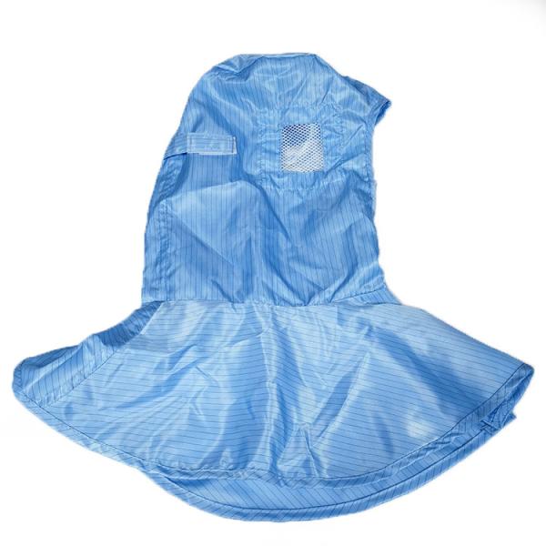 Quality Breathable ESD Antistatic Shawl Cap For Class 1000 Cleanroom for sale