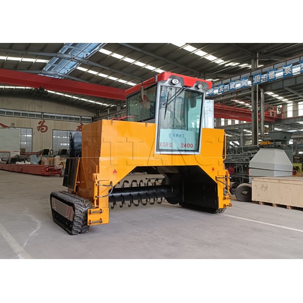 Quality Animal Manure Compost Fertilizer Machine Crawler Type Compost Turner Machine for sale