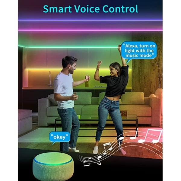 Quality Bluetooth 9m Smart RGB Light Strip With RF OEM ODM for sale