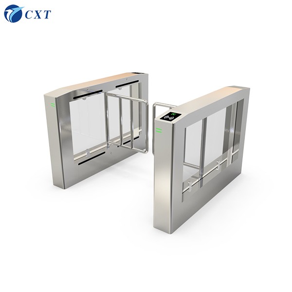 Quality Custom Logo Swing Barrier Gate with Face Recognition Control and 25-30 Persons/Minute Flow Rate for Secure Access for sale