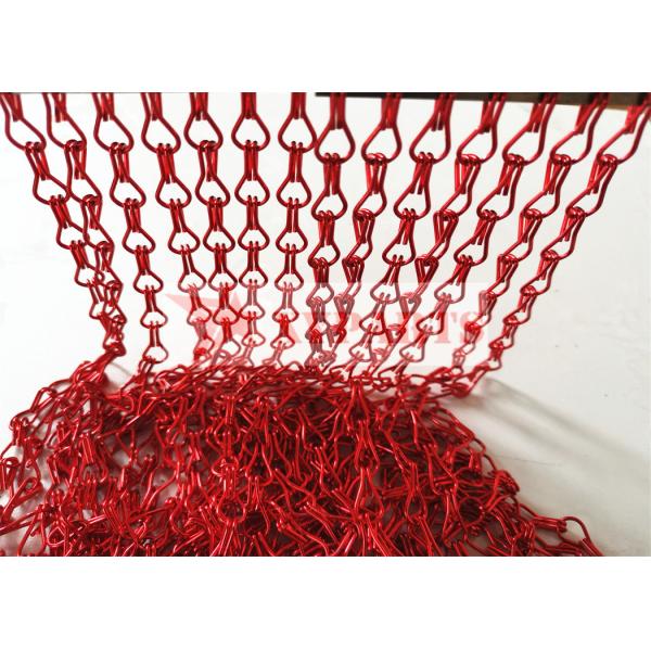 Quality Anodized Lightweight Double Hook Aluminum Door Hanging Chains for sale