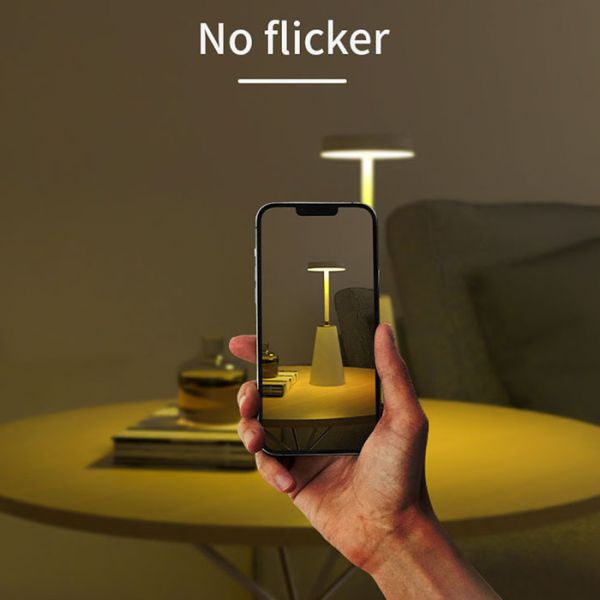 Quality Metal Rechargeable Led Table Lamp With Dimmable And Usb C Charging Port for sale