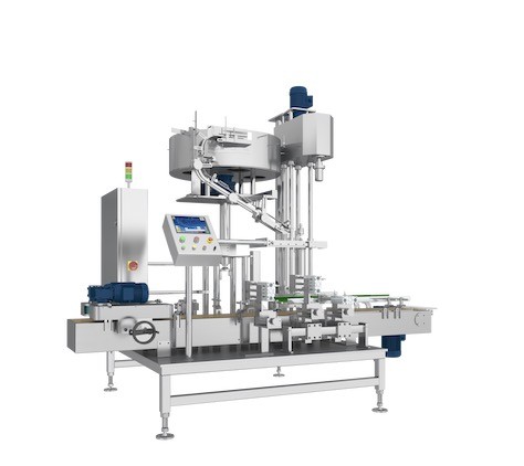 Quality 5-30L Drum Single Head Bottle Capping Machine With Sorting Conveying Function for sale