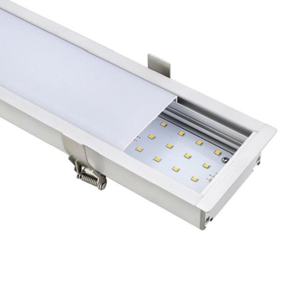 Quality Custom Recessed LED Linear Strip Light 440lm Aluminum Ceiling Mount for sale