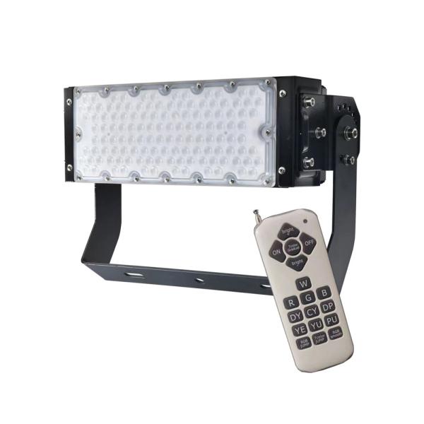 Quality CRI80 150W LED Flood Lights Adjustable Floodlight SMD Chip RGB Remote Controlled for sale