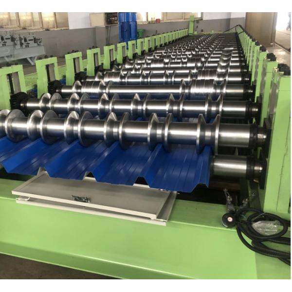 Quality Trapezoid Steel Roof PPGL Wall Panel Roll Forming Machine 3phases for sale