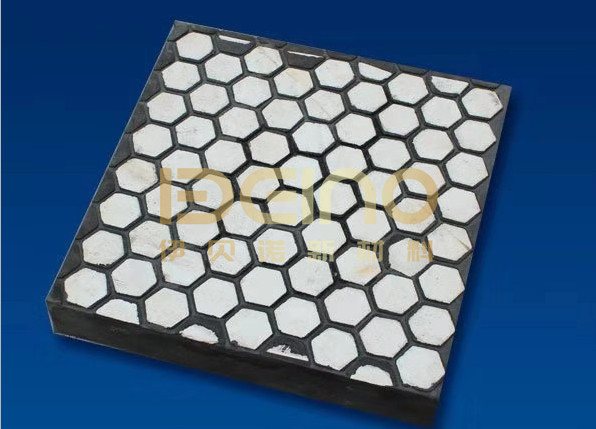 Quality Alkali Resistance Rubber Ceramic Liners Ceramic Composite Rubber Sheet for sale