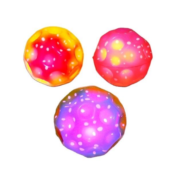 Quality Multi-colors Extreme Pu Foam High Bounce Balls Rainbow Moon Space Ball for Kids Play for sale