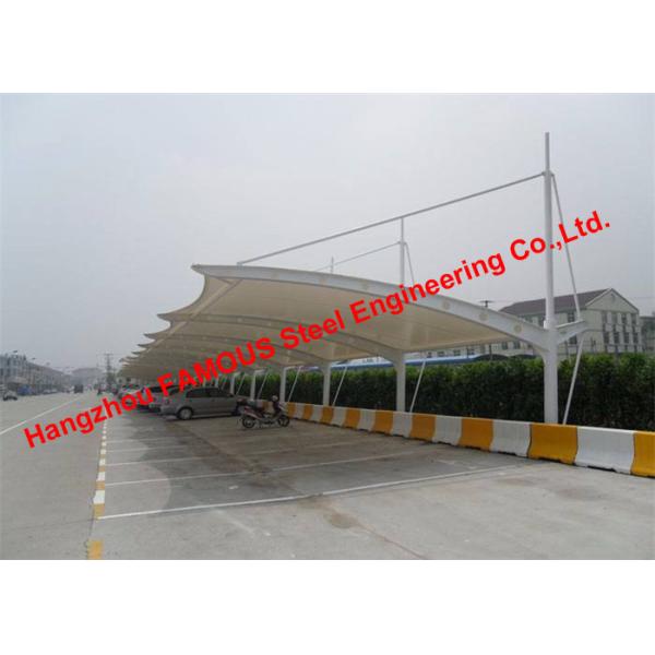 Quality America US Standard Certified Membrane Structural Car Parking Carport for sale