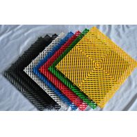Quality Interlocking Workshop Floor Mats Polypropylene Garage Flooring 2500 Lbs for sale