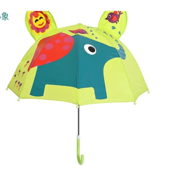 Quality Open Diameter 90cm 19inch 8K 190T Pongee Kids Umbrella with Ears Personalized for sale