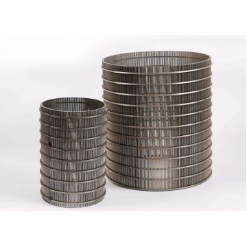 Quality 0.02-10mm Slot SS Static Filter Wire Mesh Wedge Johnson Screen Mesh Wear Proof for sale