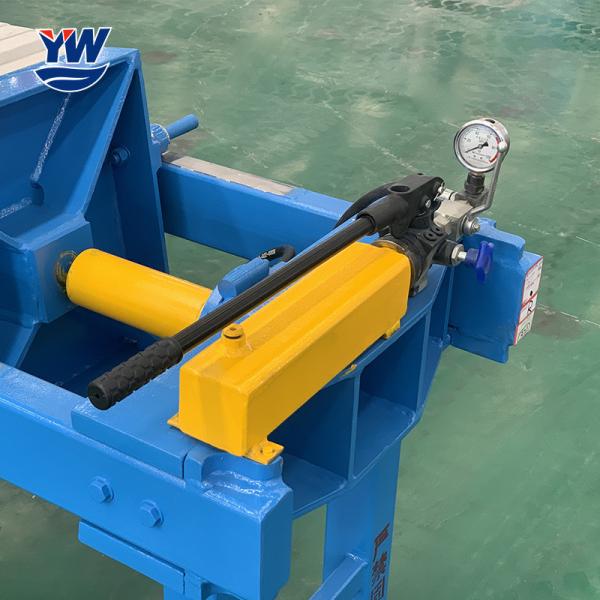 Quality Small Manual Hydraulic Chamber Filter Press PP Plate Handle Type for sale