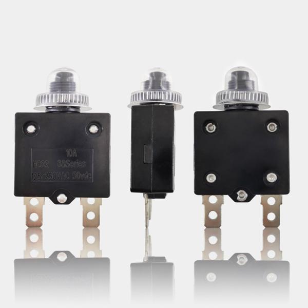 Quality Overload Bimetallic Thermostat Protector Manual Reset Overvoltage Protection for sale