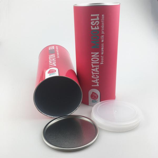 Quality 46mm Paper Composite Cans , Antimoisture Paper Cylinder Containers for sale