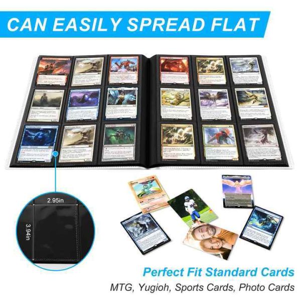 Quality Wholesale PP Card Binder 9 Pockets Photo Card Holder Folder Protective Case Card for sale