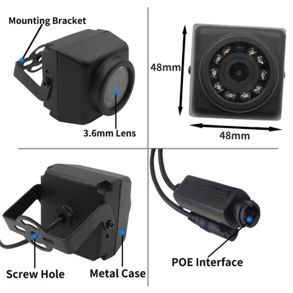 Quality 5MP PoE Outdoor Surveillance Camera HD Outdoor IP66 Waterproof Security Camera for sale