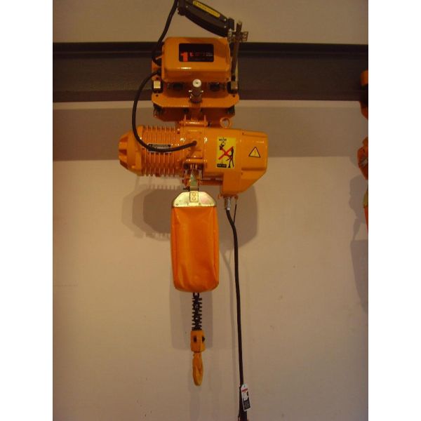Quality 3Ton Double Speed Electric Chain Hoist with Motorized Trolley for sale