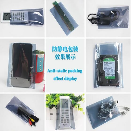 Quality APET / CPP Clear Anti Static Shielding Bags Esd Bags For Electronics 0.075mm for sale