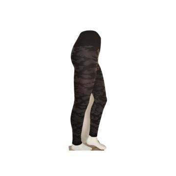 Black 95% Polyester Womens Seamless Leggings High Waist Scrunch Leggings