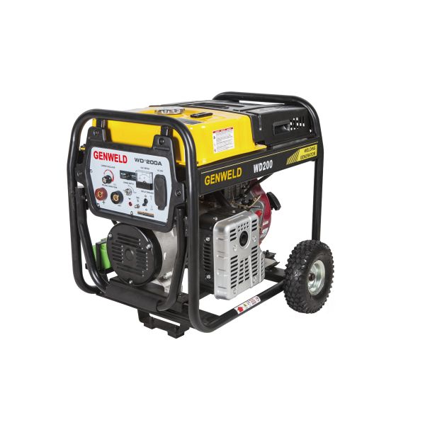 Quality Small Size Portable Welder And Generator WD200A Diesel MMA Welding Machine for sale