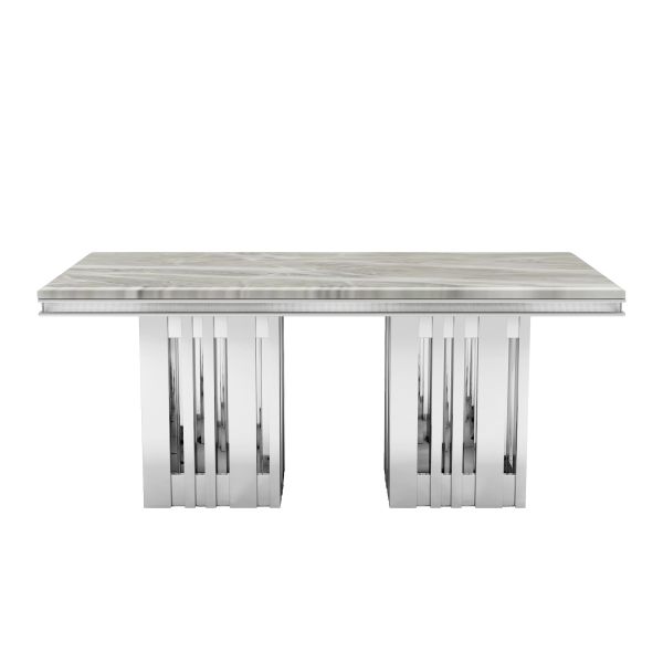 Quality Modern Oversize Dining Table With Marble Top For Functionality for sale