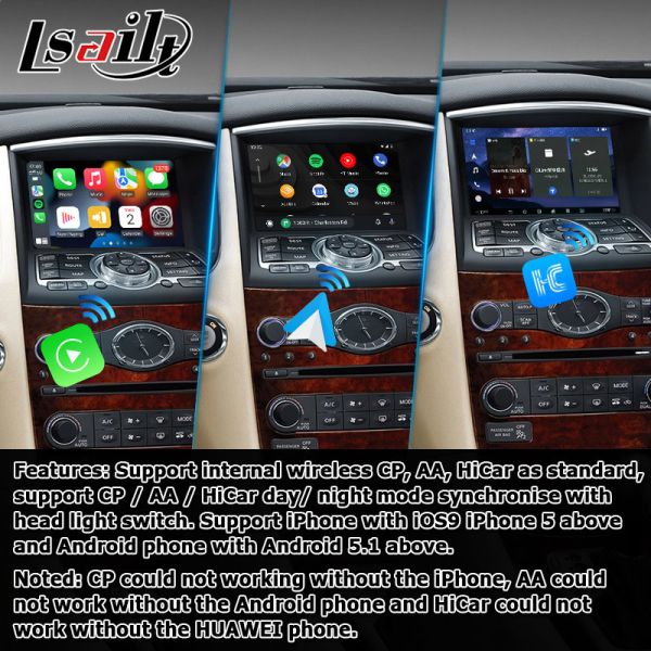 Quality Infiniti QX50 / EX EX35 EX37 Car android 13 System interface box With carplay for sale