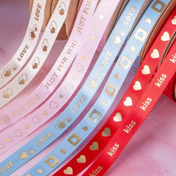 Quality Custom Made MSD Printed Satin Ribbon Silk Ribbon for Wrapping Heat Transfer Printing for sale