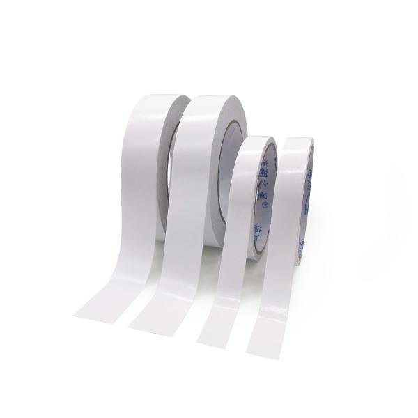 Quality Pressure Sensitive Hot Melt Based Double Coated Tissue Paper Tape for sale