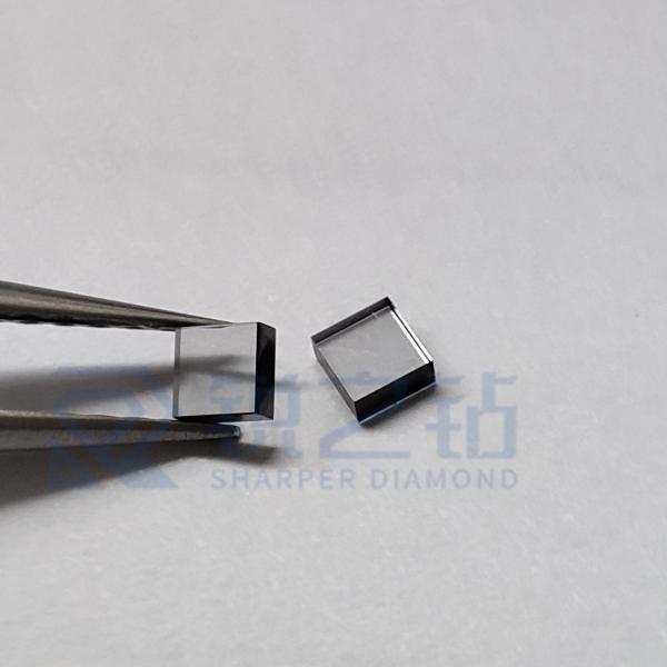 Quality 3mm Size Optical Grade CVD Single Crystal Diamond With Low Nitrogen Content for sale