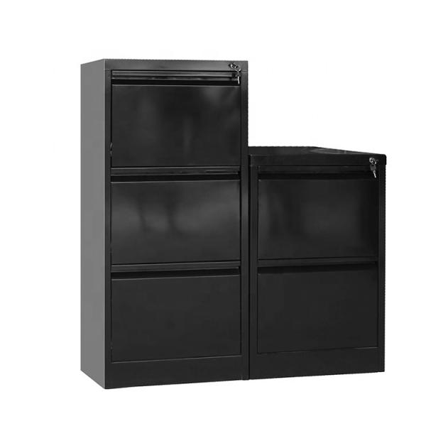Quality 3 Drawers Key Lock Knock Down Metal Drawer Cabinet for sale