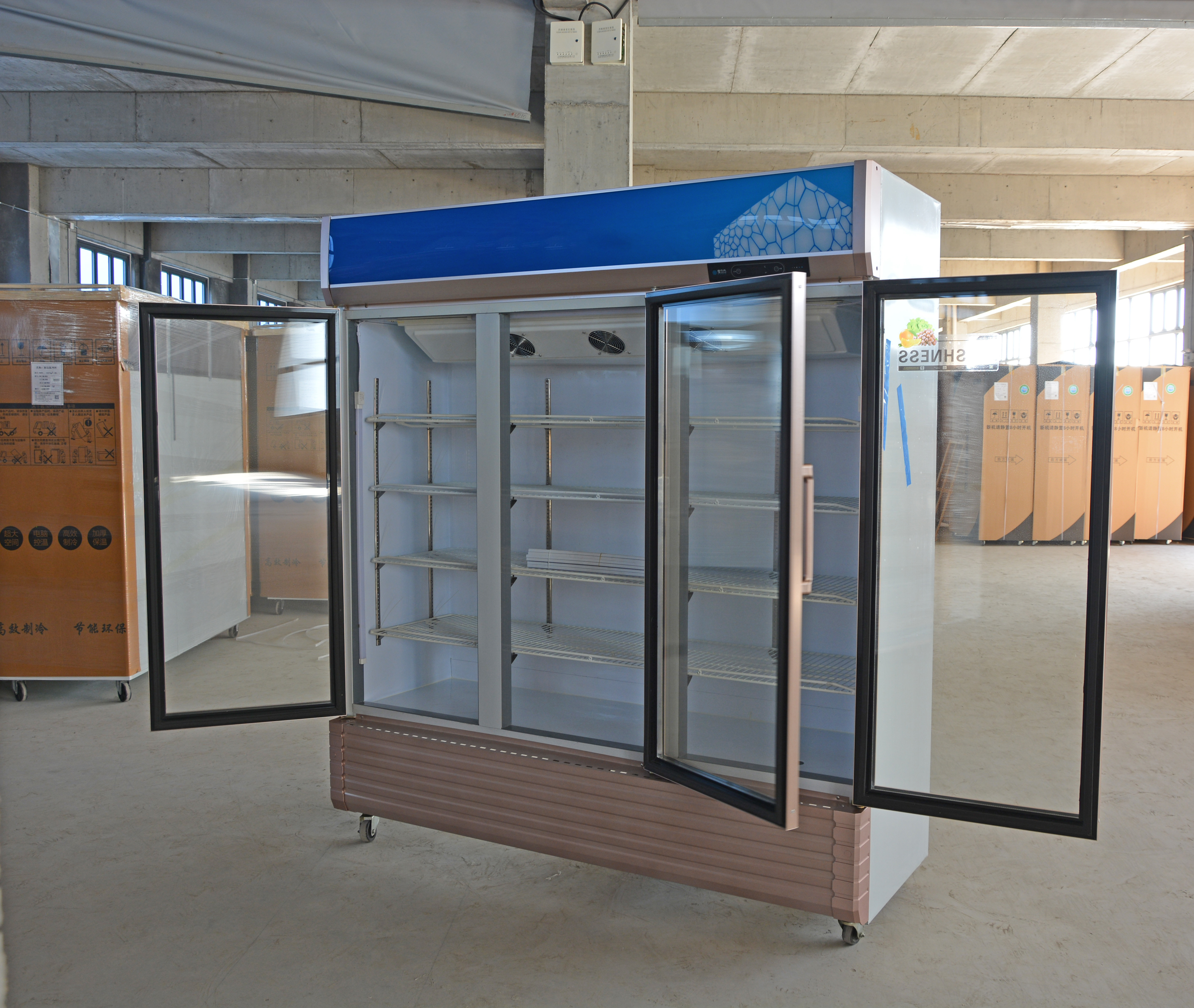 Quality 110V/60HZ Voltage Commercial Refrigerated Drinks Display Case with R290a for sale