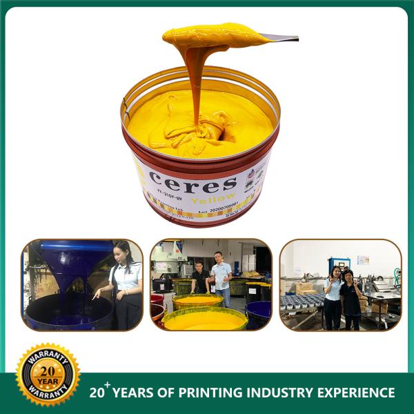 Quality MSDS Ceres YY-310 Plastic Uv Offset Printing Ink for sale