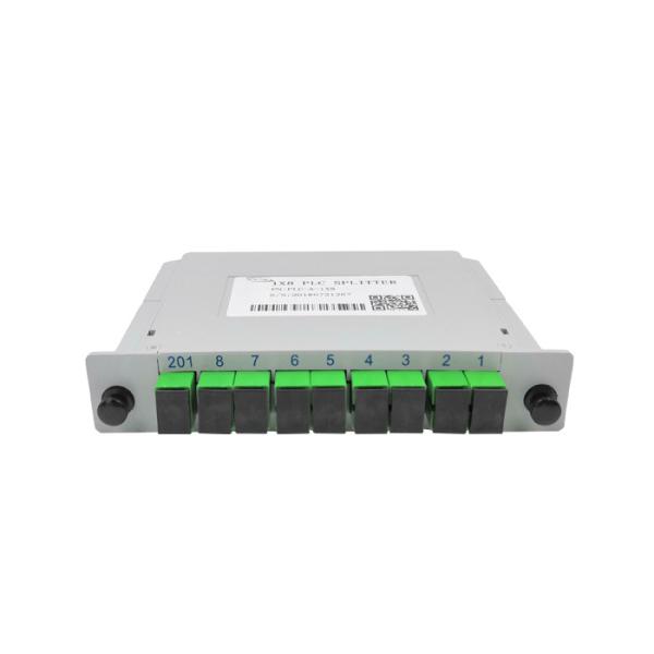Quality Fast 1x8 PLC Splitter Fibre Separation , Single Mode Fiber Splitter LGX for sale