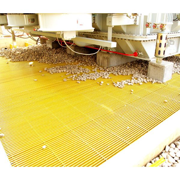 Quality Anti-Slip GFRP FRP Trench Grate with Technique Pultruded Fiberglass Panel for sale