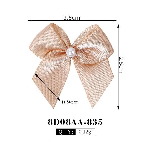 Quality Custom Logo Printed Adjustable Satin Ribbon Bow for Gift Packing MSD 196 Solid for sale