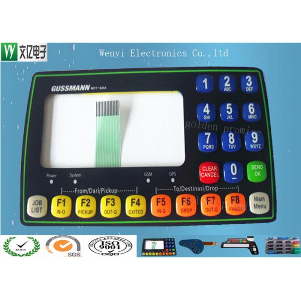 Quality 0.2mm PET Waterproof Membrane Switch for sale