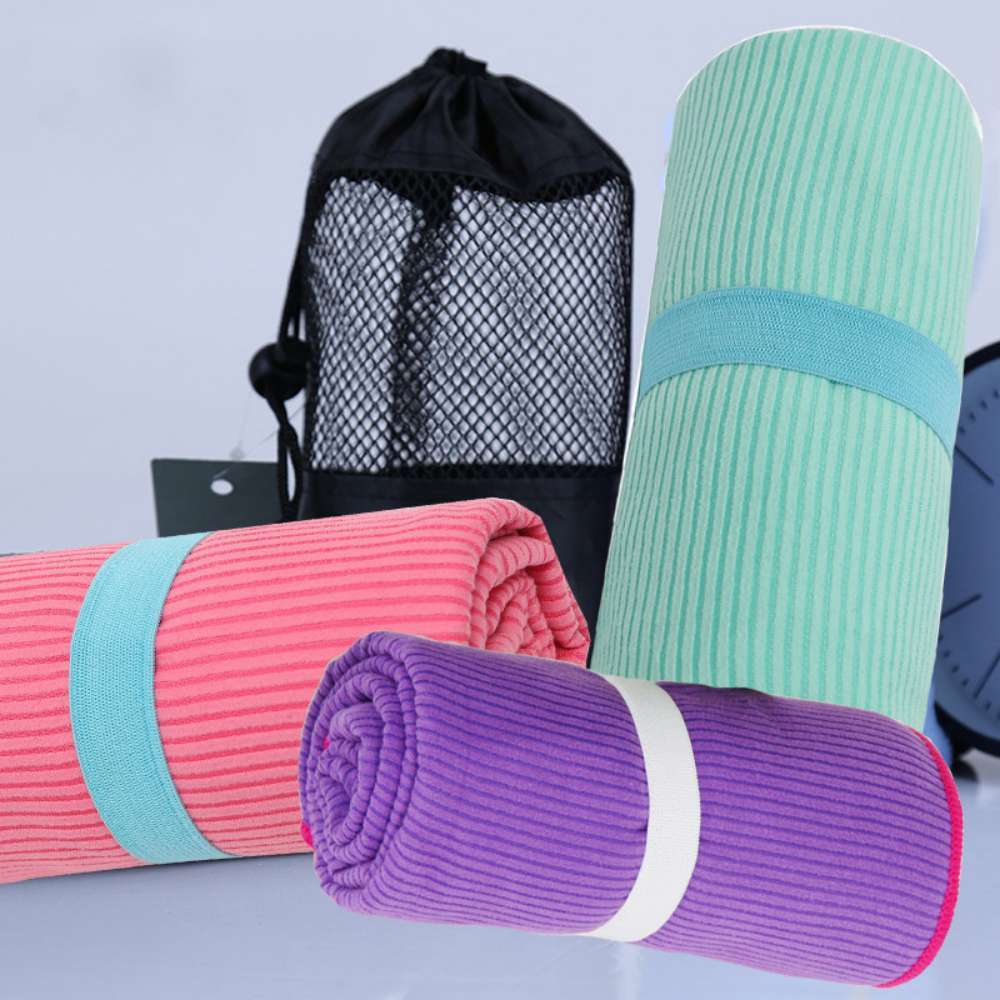 Quality SGS Certificate Personalised Pink Ribbed Microfiber Sports Towel for sale